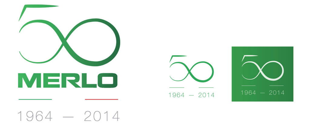 50° MERLO ANNIVERSARY Logo Concept - CARMADESIGN